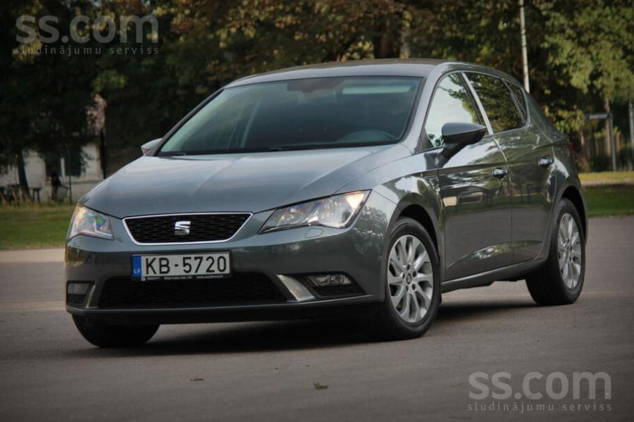 Grey SEAT Leon 2015 in Riga, with an engine capacity of 1.40 L and mileage of 153 thousand km for 6300 €, photo 1 on AUTOMOTO.COM.LV