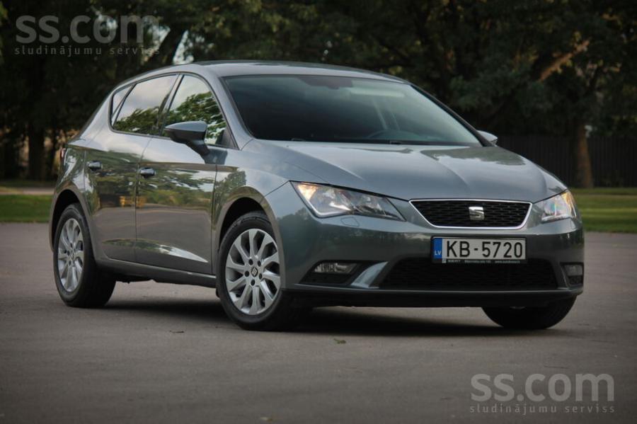 Grey SEAT Leon 2015 in Riga, with an engine capacity of 1.40 L and mileage of 153 thousand km for 6300 €, photo 3 on AUTOMOTO.COM.LV
