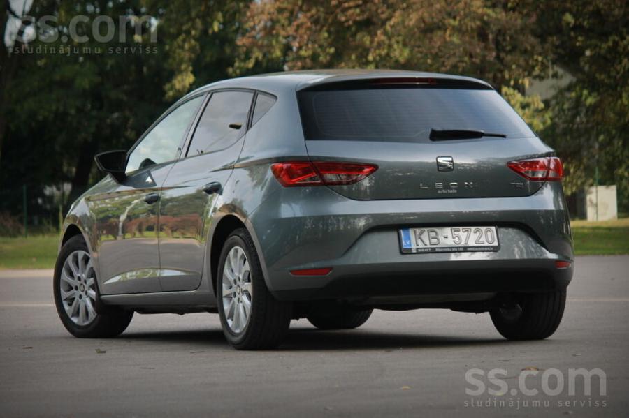 Grey SEAT Leon 2015 in Riga, with an engine capacity of 1.40 L and mileage of 153 thousand km for 6300 €, photo 4 on AUTOMOTO.COM.LV