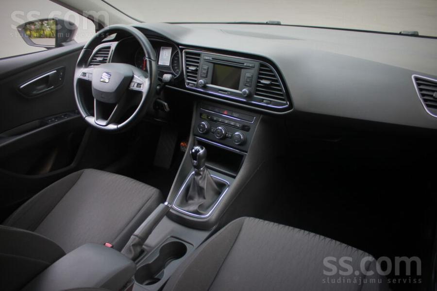 Grey SEAT Leon 2015 in Riga, with an engine capacity of 1.40 L and mileage of 153 thousand km for 6300 €, photo 11 on AUTOMOTO.COM.LV