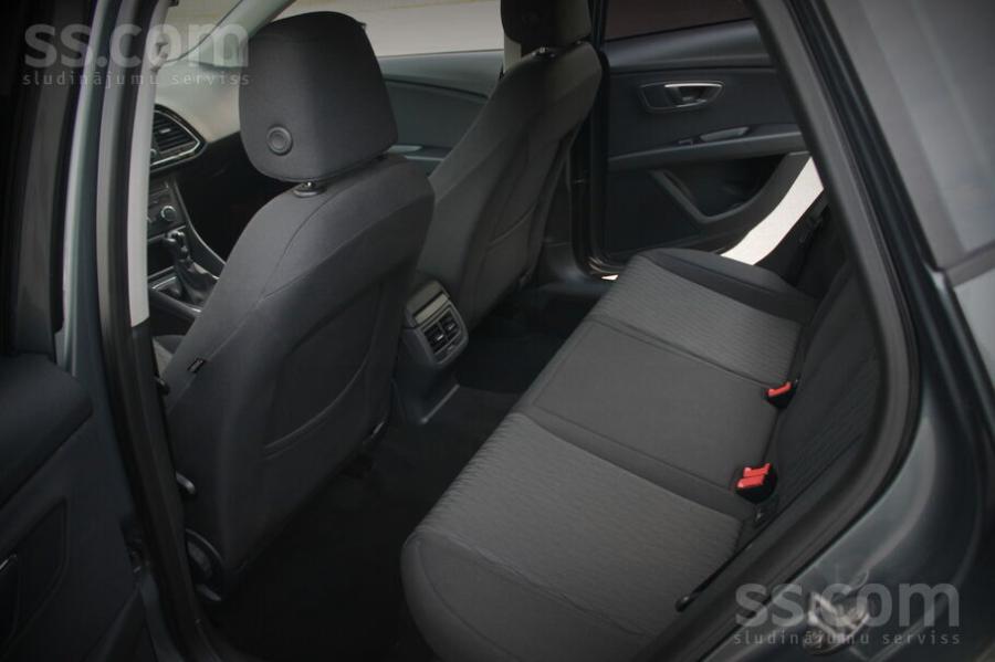 Grey SEAT Leon 2015 in Riga, with an engine capacity of 1.40 L and mileage of 153 thousand km for 6300 €, photo 12 on AUTOMOTO.COM.LV