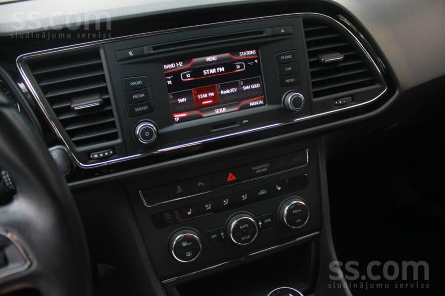 Grey SEAT Leon 2015 in Riga, with an engine capacity of 1.40 L and mileage of 153 thousand km for 6300 €, photo 16 on AUTOMOTO.COM.LV