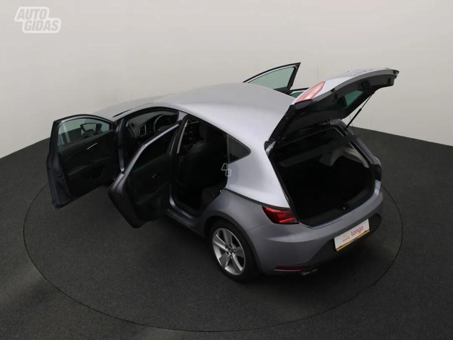Pelēks SEAT Leon 2016 Viļņa, ar dzinēja tilpumu 2.00 L un nobraukumu 270 tūkst. km par 8699 €, foto 14 vietnē AUTOMOTO.COM.LV
