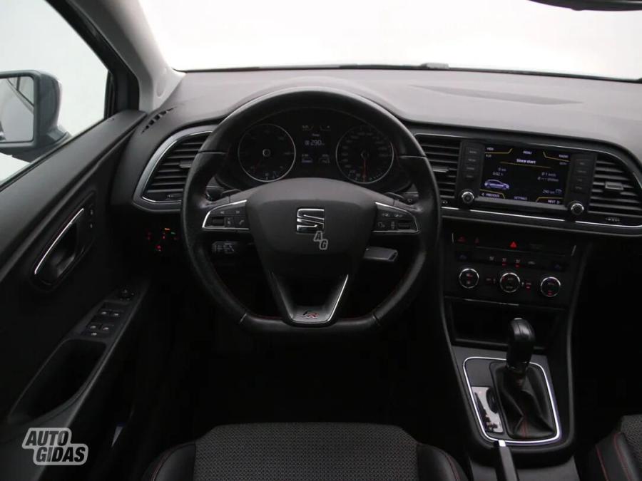 Pelēks SEAT Leon 2016 Viļņa, ar dzinēja tilpumu 2.00 L un nobraukumu 270 tūkst. km par 8699 €, foto 18 vietnē AUTOMOTO.COM.LV