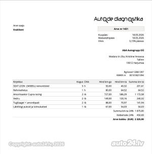 Pelēks SEAT Leon 2016 Tallina, ar dzinēja tilpumu 2.00 L un nobraukumu 140 tūkst. km par 15900 €, foto 29 vietnē AUTOMOTO.COM.LV