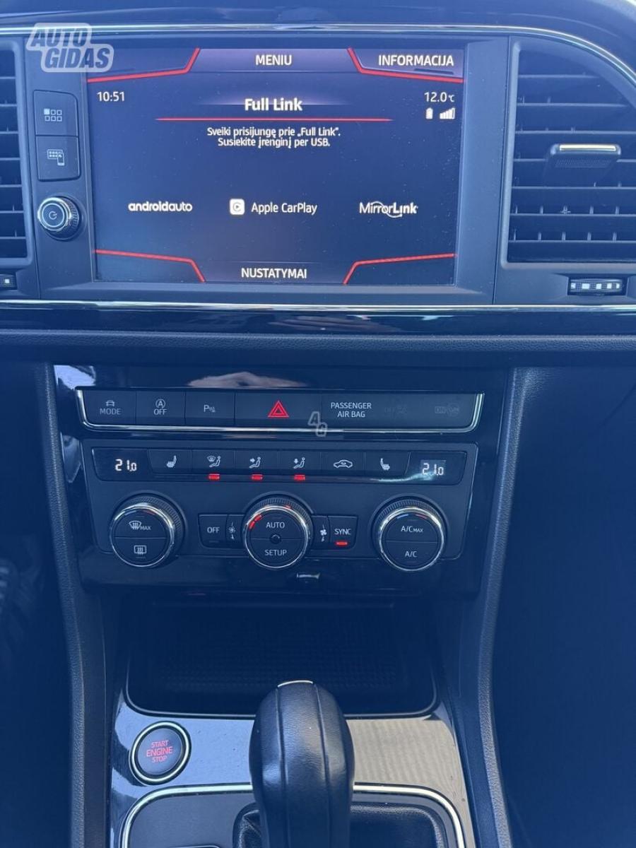 Grey SEAT Leon 2017 in Siauliai, with an engine capacity of 1.40 L and mileage of 221 thousand km for 7300 €, photo 9 on AUTOMOTO.COM.LV
