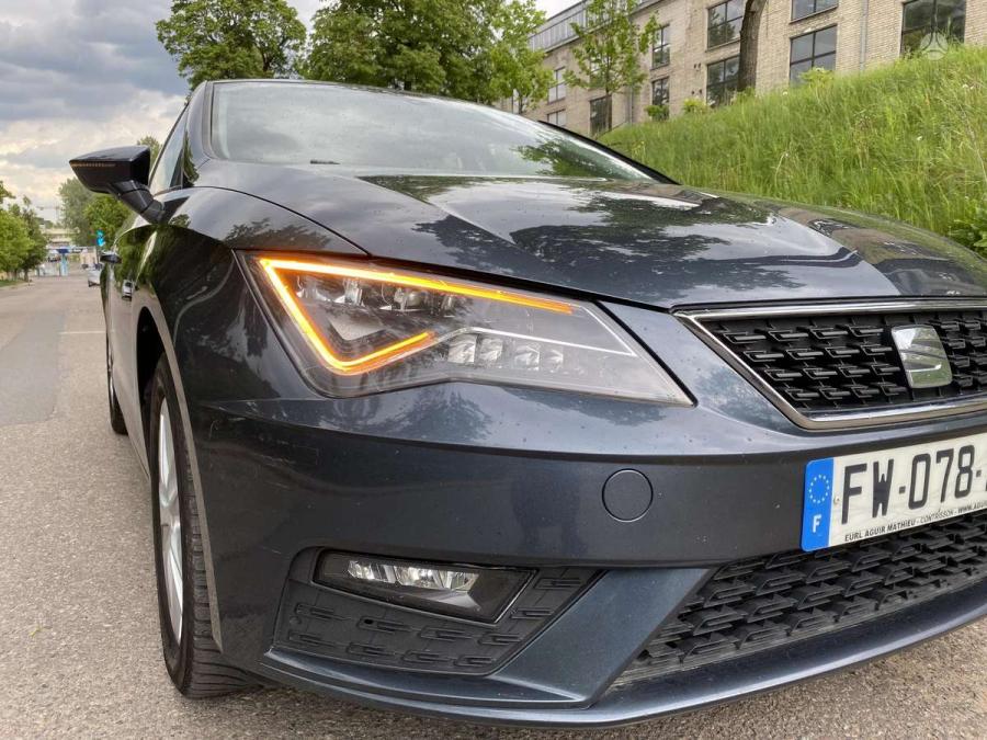 Pelēks SEAT Leon 2018 Viļņa, ar dzinēja tilpumu 1.50 L un nobraukumu 273 tūkst. km par 6700 €, foto 5 vietnē AUTOMOTO.COM.LV