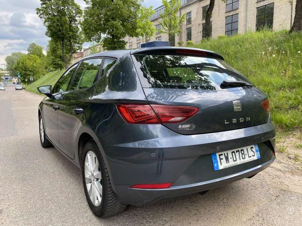 Grey SEAT Leon 2018 in Vilnius, with an engine capacity of 1.50 L and mileage of 273 thousand km for 6700 €, photo 8 on AUTOMOTO.COM.LV