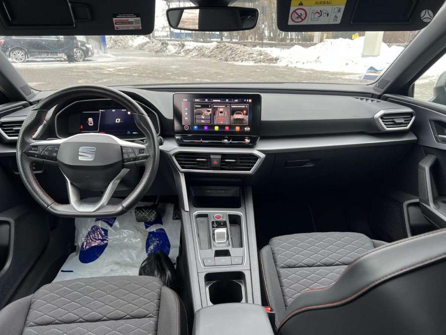 Grey SEAT Leon 2020 in Vilnius, with an engine capacity of 1.97 L and mileage of 204 thousand km for 14600 €, photo 19 on AUTOMOTO.COM.LV