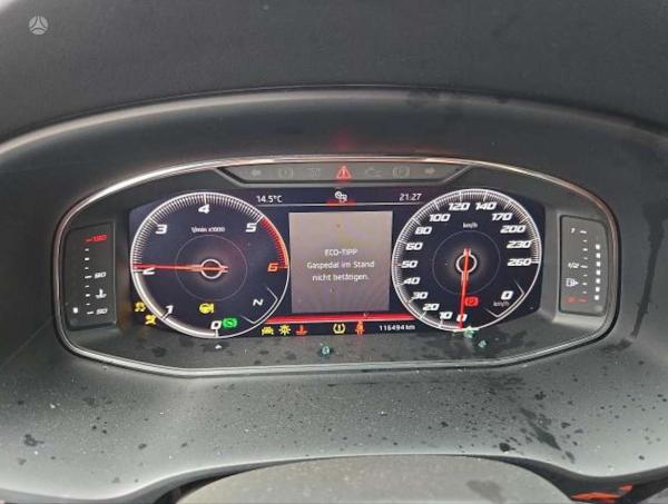 Pelēks SEAT Leon 2020 Viļņa, ar dzinēja tilpumu 1.97 L un nobraukumu 116 tūkst. km par 4300 €, foto 7 vietnē AUTOMOTO.COM.LV