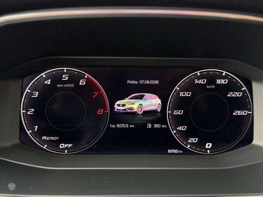 Grey SEAT Leon 2021 in Siauliai, with an engine capacity of 1.00 L and mileage of 82 thousand km for 12500 €, photo 22 on AUTOMOTO.COM.LV