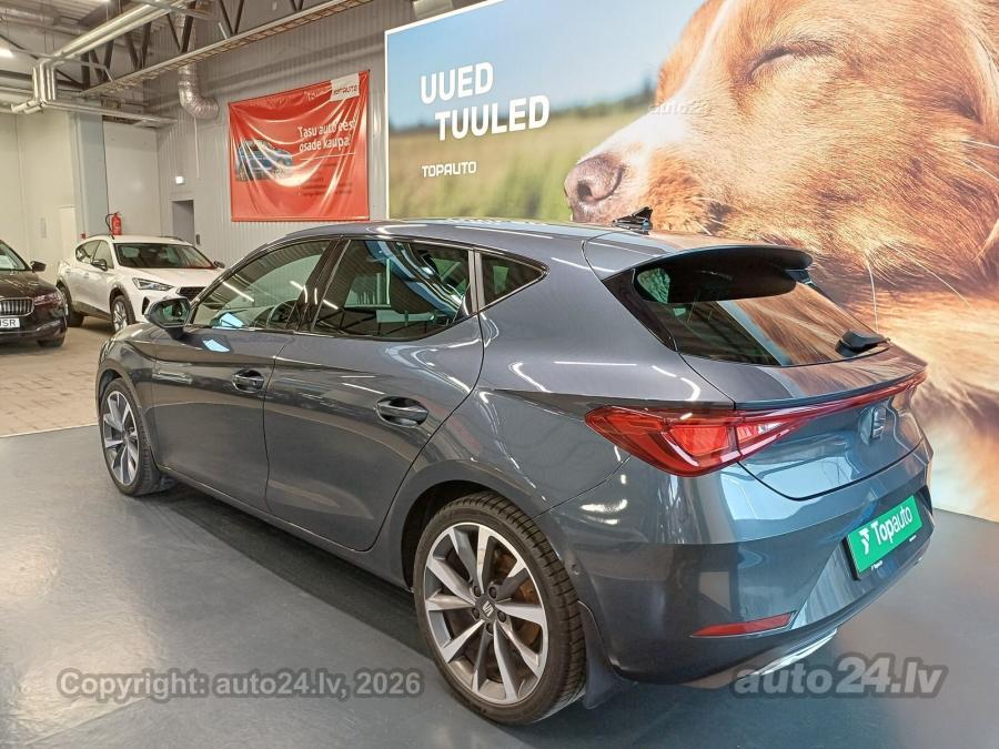 Grey SEAT Leon 2021 in Tallinn, with an engine capacity of 1.50 L and mileage of 83 thousand km for 16900 €, photo 4 on AUTOMOTO.COM.LV