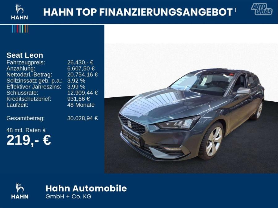 Pelēks SEAT Leon 2025 Kauņa, ar dzinēja tilpumu 1.50 L un nobraukumu 19 tūkst. km par 29480 €, foto 2 vietnē AUTOMOTO.COM.LV