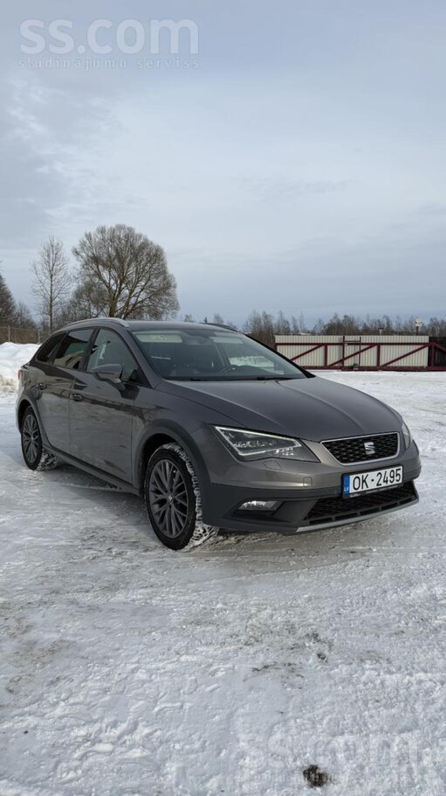 Grey SEAT Leon 2014 in Rezekne, with an engine capacity of 2.00 L and mileage of 244 thousand km for 9500 €, photo 2 on AUTOMOTO.COM.LV