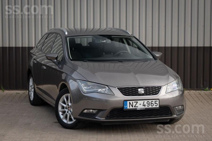 Grey SEAT Leon 2014 in Talsi, with an engine capacity of 1.60 L and mileage of 271 thousand km for 4950 €, photo 1 on AUTOMOTO.COM.LV