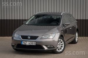 Grey SEAT Leon 2014 in Talsi, with an engine capacity of 1.60 L and mileage of 271 thousand km for 4950 €, photo 4 on AUTOMOTO.COM.LV