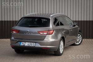 Grey SEAT Leon 2014 in Talsi, with an engine capacity of 1.60 L and mileage of 271 thousand km for 4950 €, photo 8 on AUTOMOTO.COM.LV