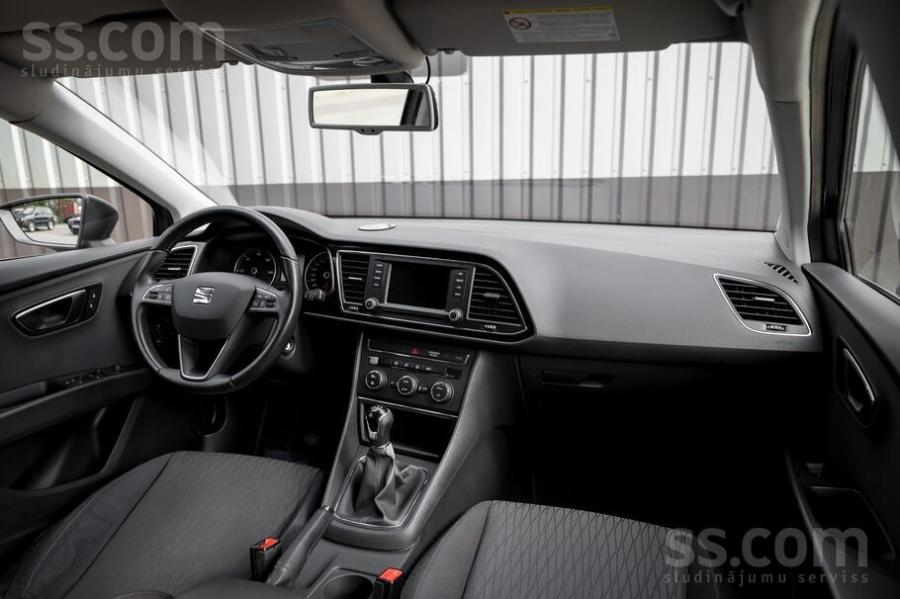 Grey SEAT Leon 2014 in Talsi, with an engine capacity of 1.60 L and mileage of 271 thousand km for 4950 €, photo 9 on AUTOMOTO.COM.LV