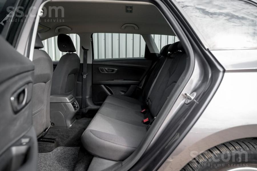 Grey SEAT Leon 2014 in Talsi, with an engine capacity of 1.60 L and mileage of 271 thousand km for 4950 €, photo 11 on AUTOMOTO.COM.LV