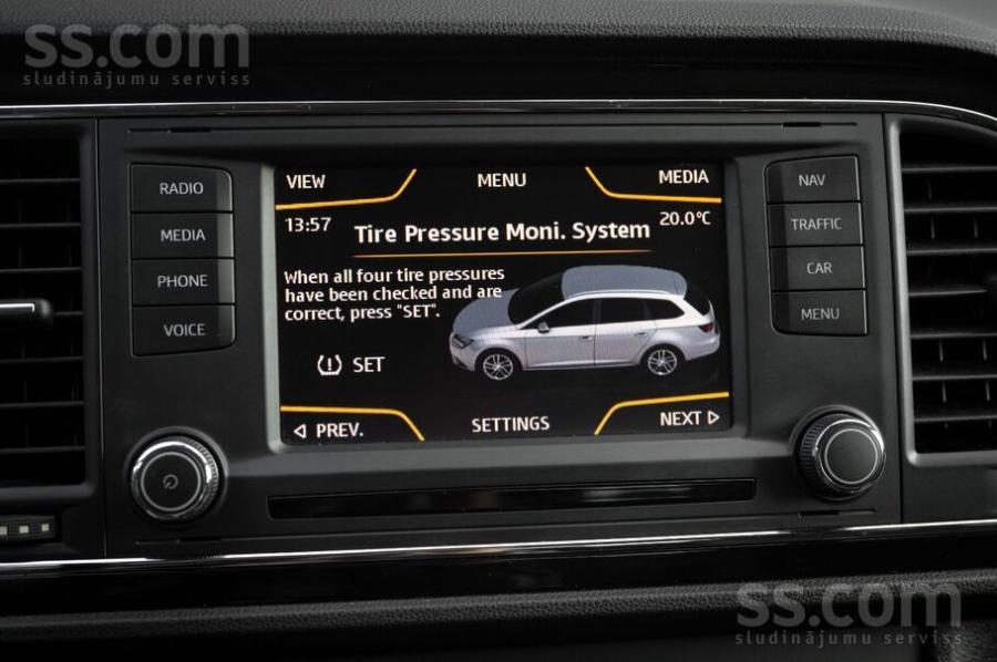 Grey SEAT Leon 2014 in Talsi, with an engine capacity of 1.60 L and mileage of 271 thousand km for 4950 €, photo 24 on AUTOMOTO.COM.LV