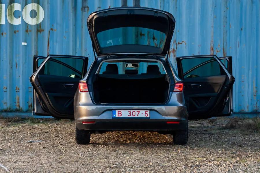 Grey SEAT Leon 2014 in Riga, with an engine capacity of 1.20 L and mileage of 211 thousand km for 7000 €, photo 6 on AUTOMOTO.COM.LV