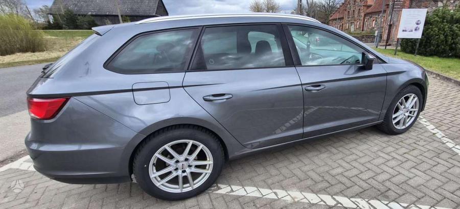 Pelēks SEAT Leon 2014 Rokiškis, ar dzinēja tilpumu 1.60 L un nobraukumu 158 tūkst. km par 7100 €, foto 3 vietnē AUTOMOTO.COM.LV