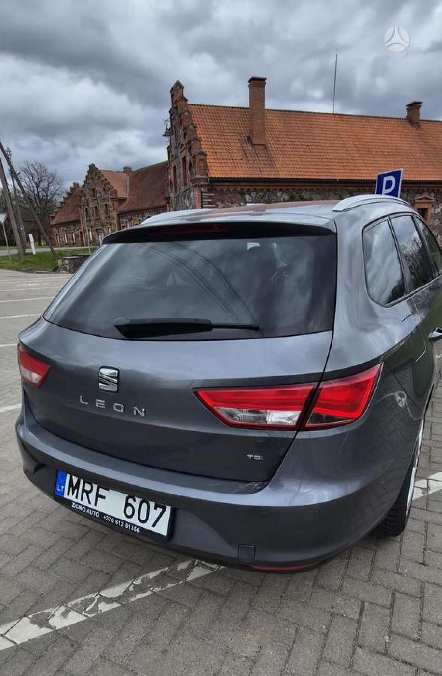 Pelēks SEAT Leon 2014 Rokiškis, ar dzinēja tilpumu 1.60 L un nobraukumu 158 tūkst. km par 7100 €, foto 4 vietnē AUTOMOTO.COM.LV