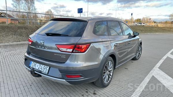 Pelēks SEAT Leon 2014 Rēzekne, ar dzinēja tilpumu 2.00 L un nobraukumu 244 tūkst. km par 8500 €, foto 4 vietnē AUTOMOTO.COM.LV