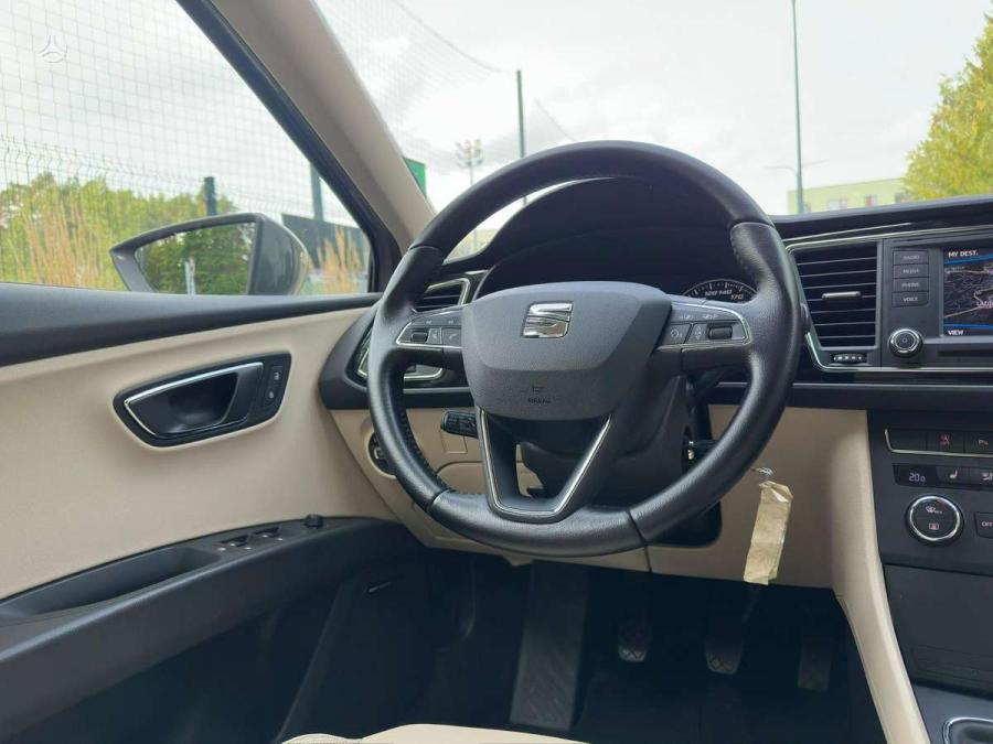 Grey SEAT Leon 2014 in Vilnius, with an engine capacity of 1.40 L and mileage of 272 thousand km for 5900 €, photo 18 on AUTOMOTO.COM.LV