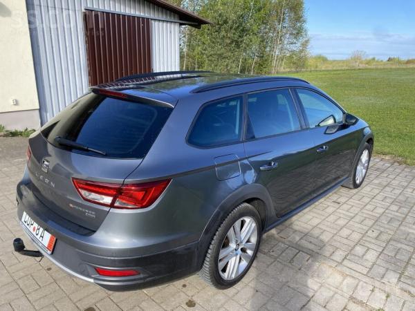 Pelēks SEAT Leon 2015 Preiļi, ar dzinēja tilpumu 2.00 L un nobraukumu 214 tūkst. km par 10200 €, foto 7 vietnē AUTOMOTO.COM.LV