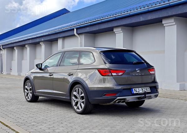 Grey SEAT Leon 2015 in Liepaja, with an engine capacity of 2.00 L and mileage of 240 thousand km for 8000 €, photo 3 on AUTOMOTO.COM.LV
