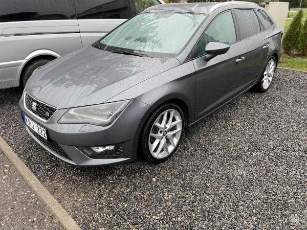 Grey SEAT Leon 2015 in Kaunas, with an engine capacity of 1.97 L and mileage of 158 thousand km for 9555 €, photo 2 on AUTOMOTO.COM.LV