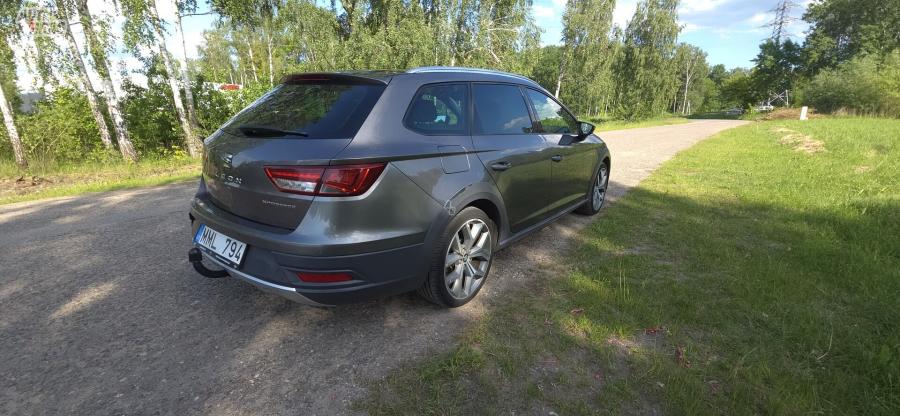 Pelēks SEAT Leon 2015 Kauņa, ar dzinēja tilpumu 1.60 L un nobraukumu 370 tūkst. km par 5600 €, foto 9 vietnē AUTOMOTO.COM.LV