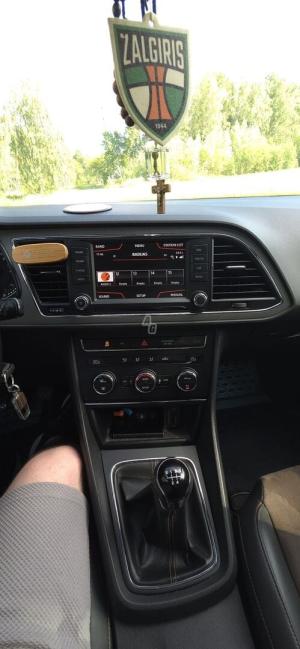 Pelēks SEAT Leon 2015 Kauņa, ar dzinēja tilpumu 1.60 L un nobraukumu 370 tūkst. km par 5600 €, foto 18 vietnē AUTOMOTO.COM.LV