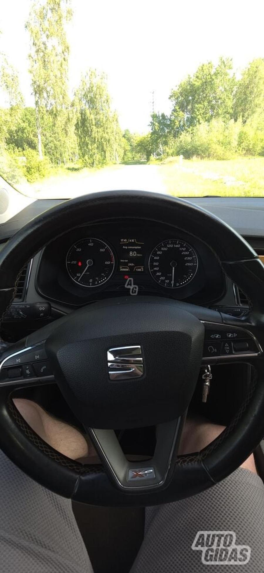 Pelēks SEAT Leon 2015 Kauņa, ar dzinēja tilpumu 1.60 L un nobraukumu 370 tūkst. km par 5600 €, foto 19 vietnē AUTOMOTO.COM.LV