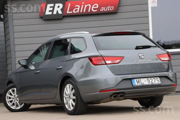 Pelēks SEAT Leon 2015 Tukums, ar dzinēja tilpumu 2.00 L un nobraukumu 206 tūkst. km par 8700 €, foto 4 vietnē AUTOMOTO.COM.LV