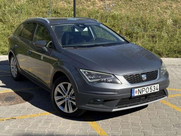 Pelēks SEAT Leon 2015 Viļņa, ar dzinēja tilpumu 1.97 L un nobraukumu 279 tūkst. km par 7500 €, foto 1 vietnē AUTOMOTO.COM.LV