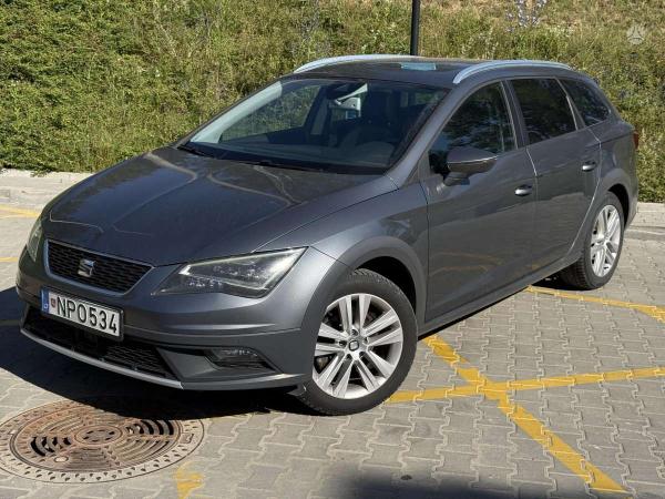 Pelēks SEAT Leon 2015 Viļņa, ar dzinēja tilpumu 1.97 L un nobraukumu 279 tūkst. km par 7500 €, foto 3 vietnē AUTOMOTO.COM.LV