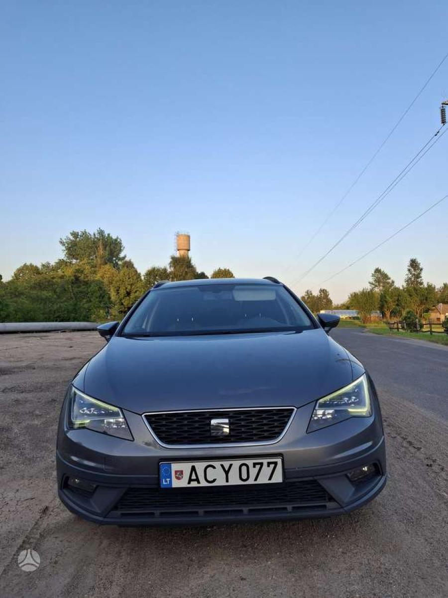 Pelēks SEAT Leon 2015 Vievis, ar dzinēja tilpumu 1.97 L un nobraukumu 268 tūkst. km par 8250 €, foto 1 vietnē AUTOMOTO.COM.LV