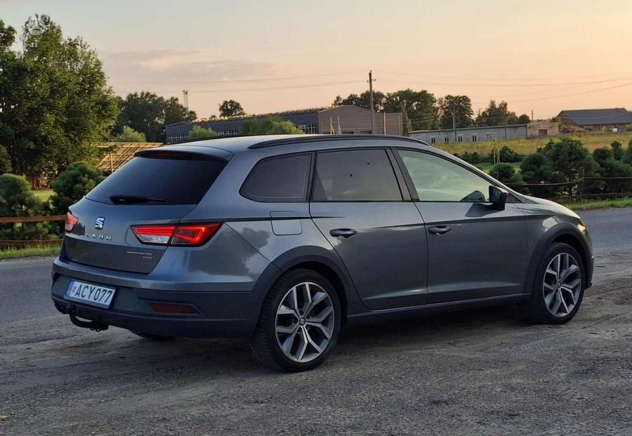Pelēks SEAT Leon 2015 Vievis, ar dzinēja tilpumu 1.97 L un nobraukumu 268 tūkst. km par 8250 €, foto 6 vietnē AUTOMOTO.COM.LV