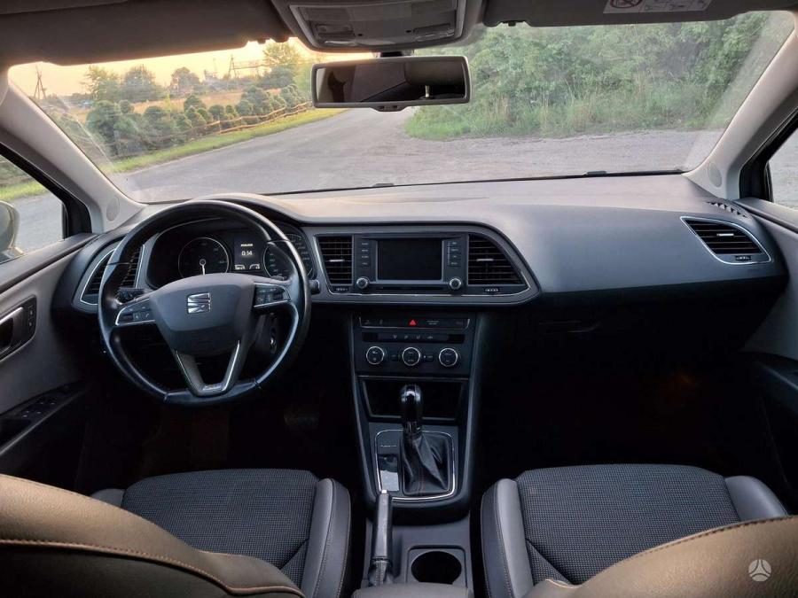 Pelēks SEAT Leon 2015 Vievis, ar dzinēja tilpumu 1.97 L un nobraukumu 268 tūkst. km par 8250 €, foto 10 vietnē AUTOMOTO.COM.LV