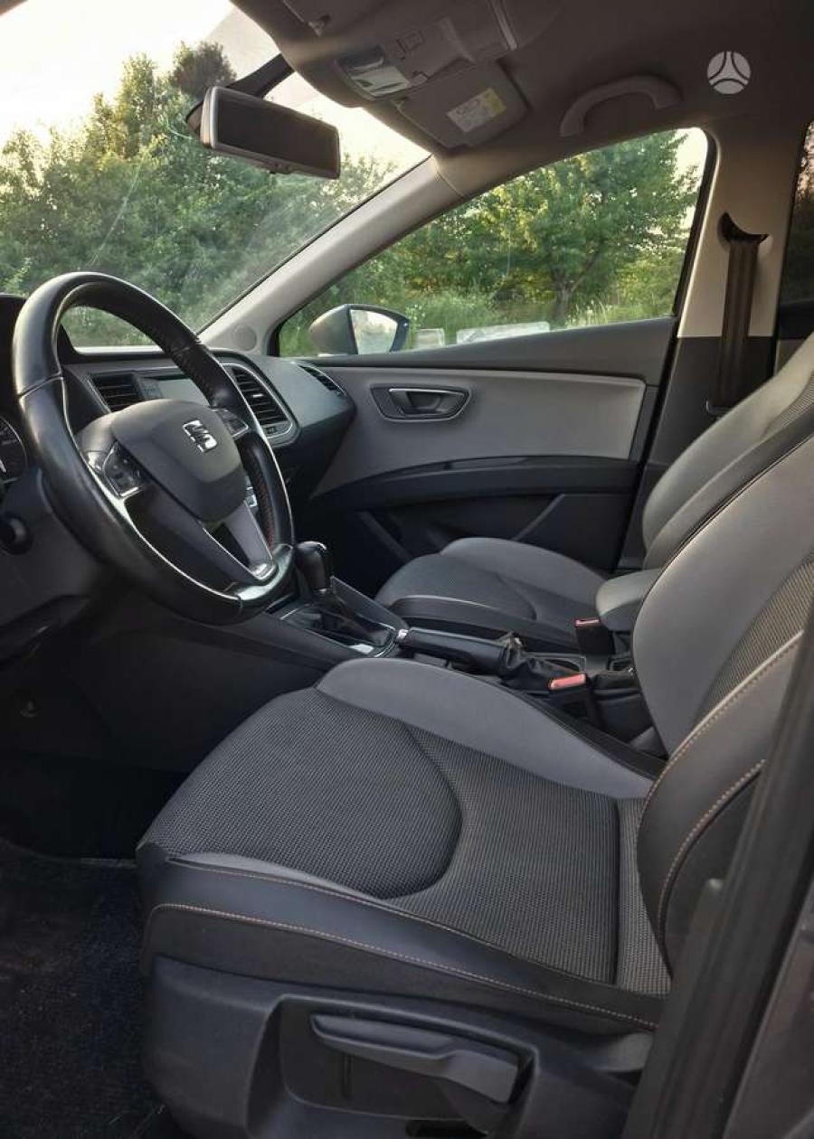 Pelēks SEAT Leon 2015 Vievis, ar dzinēja tilpumu 1.97 L un nobraukumu 268 tūkst. km par 8250 €, foto 11 vietnē AUTOMOTO.COM.LV