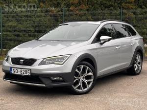 Grey SEAT Leon 2015 in Jelgava, with an engine capacity of 2.00 L and mileage of 198 thousand km for 8590 €, photo  on AUTOMOTO.COM.LV