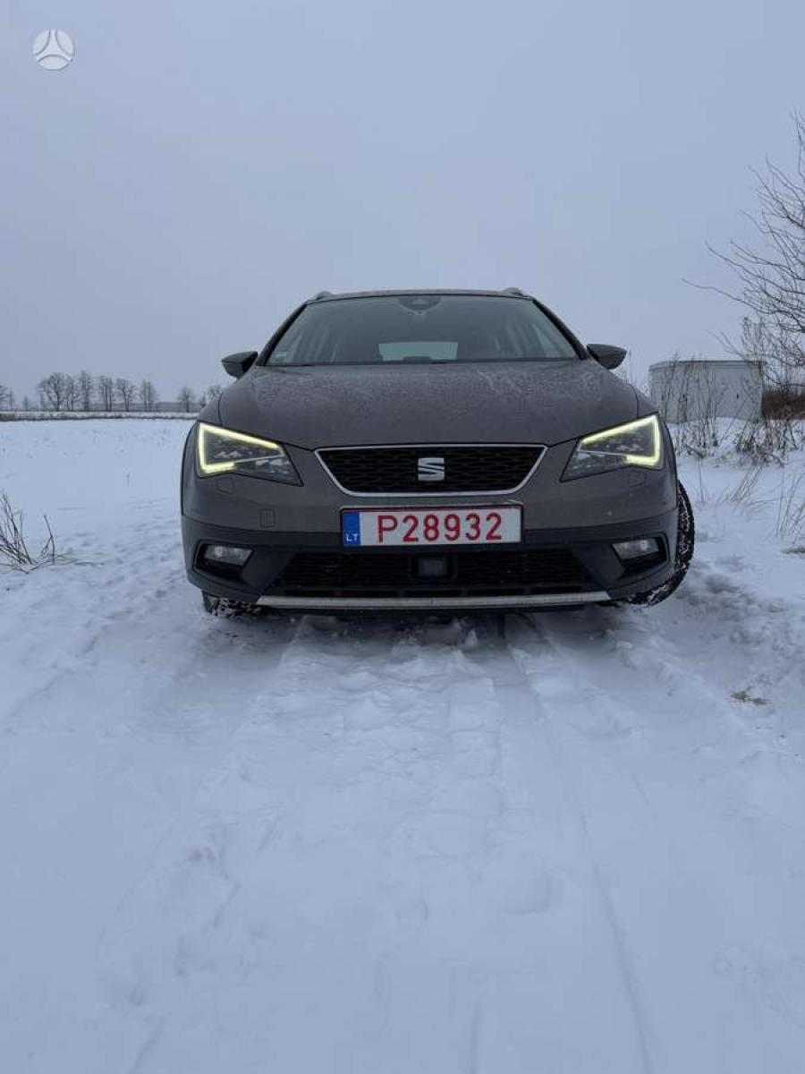 Pelēks SEAT Leon 2016 Kauņa, ar dzinēja tilpumu 1.97 L un nobraukumu 215 tūkst. km par 10555 €, foto 5 vietnē AUTOMOTO.COM.LV