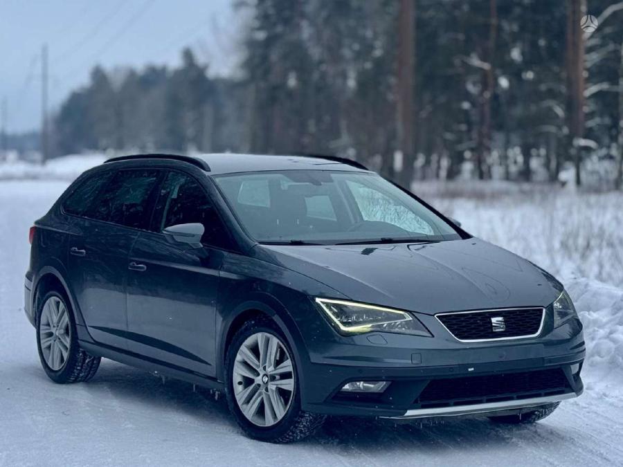 Pelēks SEAT Leon 2016 Šauļi, ar dzinēja tilpumu 2.00 L un nobraukumu 300 tūkst. km par 6900 €, foto 5 vietnē AUTOMOTO.COM.LV