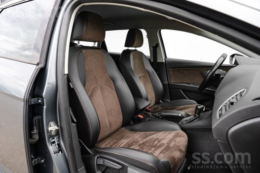 Pelēks SEAT Leon 2016 Rīga, ar dzinēja tilpumu 2.00 L un nobraukumu 168 tūkst. km par 9500 €, foto 7 vietnē AUTOMOTO.COM.LV