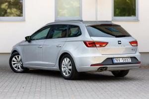 Grey SEAT Leon 2016 in Jelgava, with an engine capacity of 2.00 L and mileage of 159 thousand km for 7300 €, photo 5 on AUTOMOTO.COM.LV