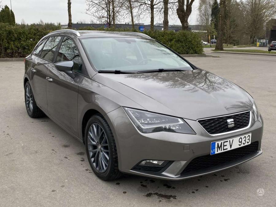 Pelēks SEAT Leon 2016 Šilalė, ar dzinēja tilpumu 1.60 L un nobraukumu 173 tūkst. km par 6800 €, foto 3 vietnē AUTOMOTO.COM.LV