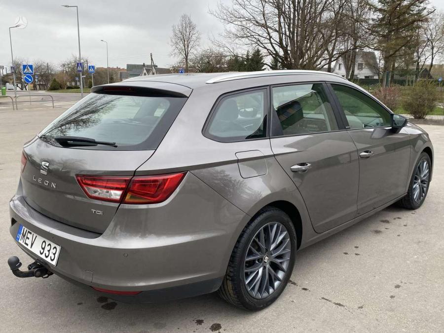 Pelēks SEAT Leon 2016 Šilalė, ar dzinēja tilpumu 1.60 L un nobraukumu 173 tūkst. km par 6800 €, foto 7 vietnē AUTOMOTO.COM.LV