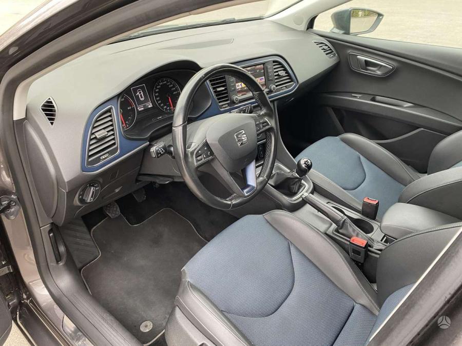 Pelēks SEAT Leon 2016 Šilalė, ar dzinēja tilpumu 1.60 L un nobraukumu 173 tūkst. km par 6800 €, foto 12 vietnē AUTOMOTO.COM.LV